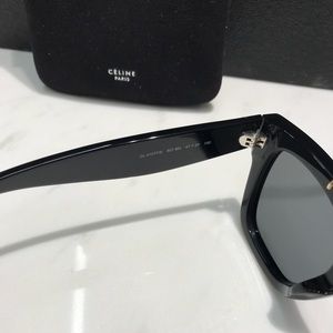 Celine | Accessories | Celine Sunglasses Square Gradient Metal Black ...